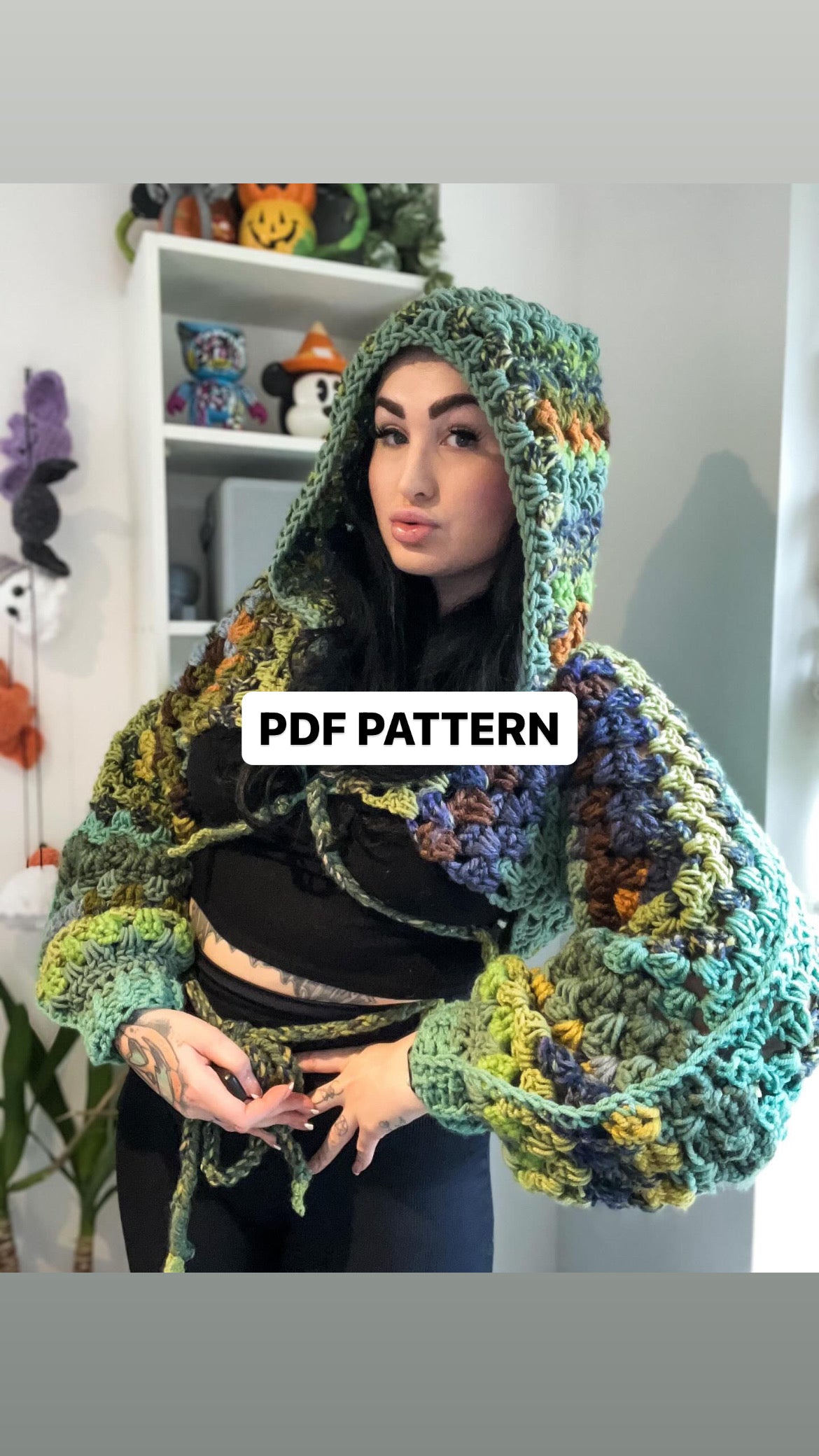 Moss Fairy Bolero PDF Pattern – SunnyDazeeeWithSam